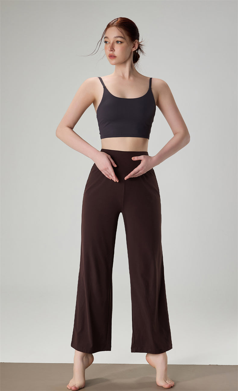 WOO YOGA | Flattering, Soft & Breathable Activewear | Alissa Wide Leg Lightweight Sweatpant